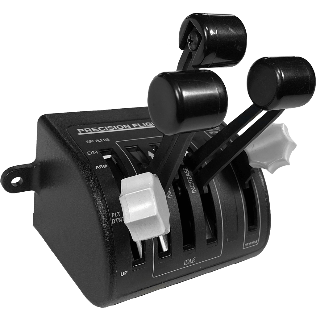 Three Engine Jet Spoilers / Throttles / Reversers