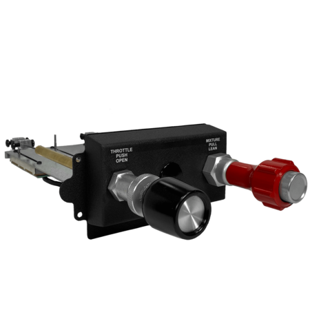 Single Engine Throttle/Mixture Vernier Controls
